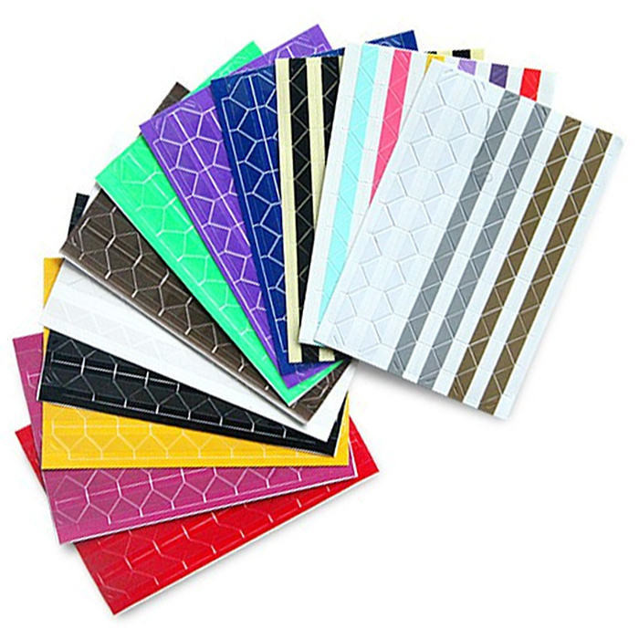 Sticky PVC Photo Sticky Corner Transparent Sticker Corner Black Red ...
