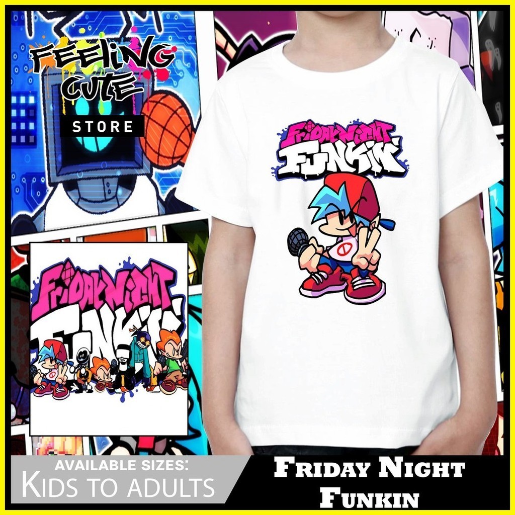 Friday Night Funkin Shirt Pico Boyfriend Whitty Shirt Kids to Adults ...