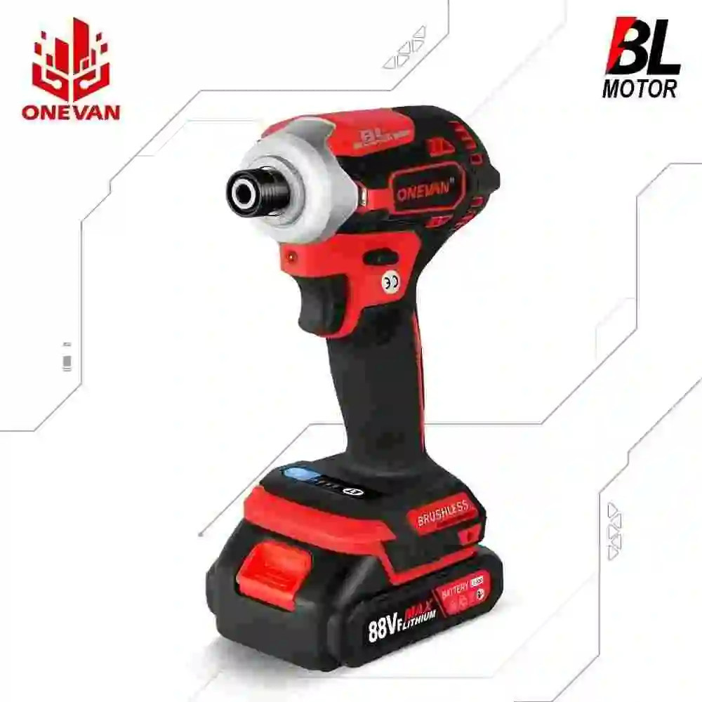 ONEVAN 588NM Cordless Electric Impact Brushless Wrench 5 Speed ...