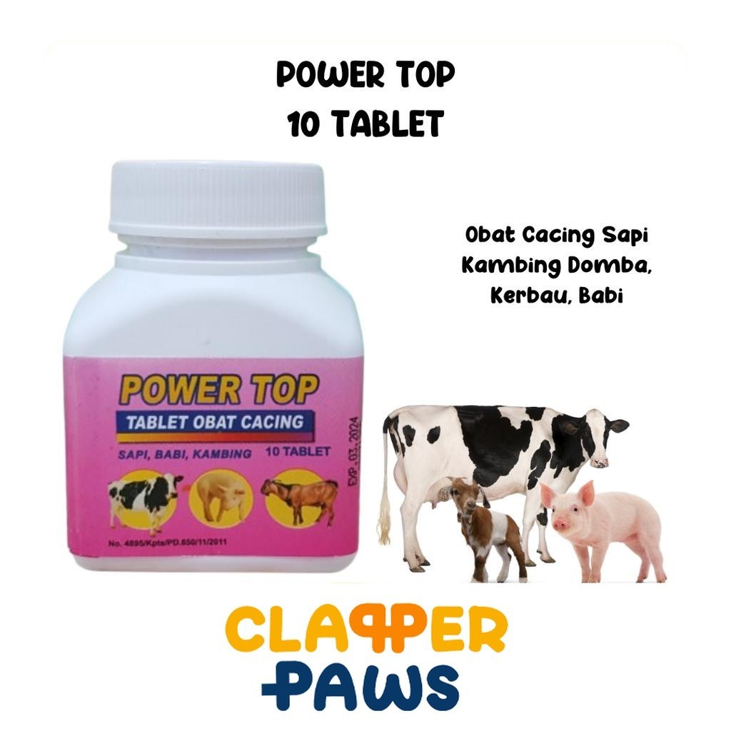 Power TOP 10 Tablets Medicine Worm Cow Goat Sheep Buffalo Pig RAID ...