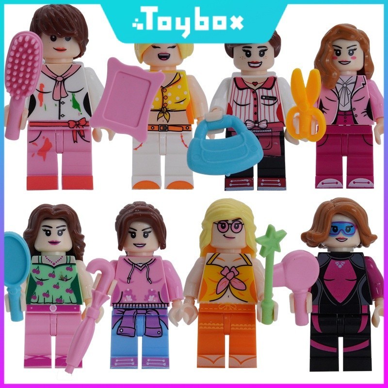 Compatible with LEGO building block toys, family character sets, girls ...