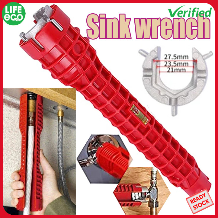 Sink Faucet Wrench Sink Repair Wrench Kitchen Sink Repair Tool Spanner Wrench Spanner Sink ...