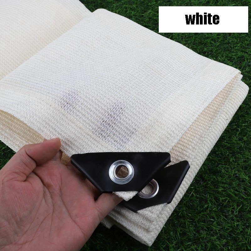 White sunshade net patio sun shading sail camping awning plants shed ...