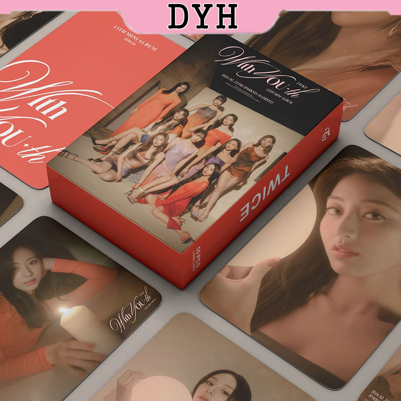 55pcs TWICE Photocard With YOU-th Album KPOP LOMO Card Collection Card | Shopee Malaysia