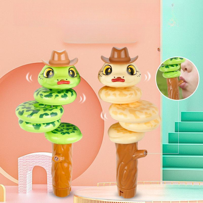 Children's Fun Whistling Rotating Swing Greedy Snake Boys and Girls ...