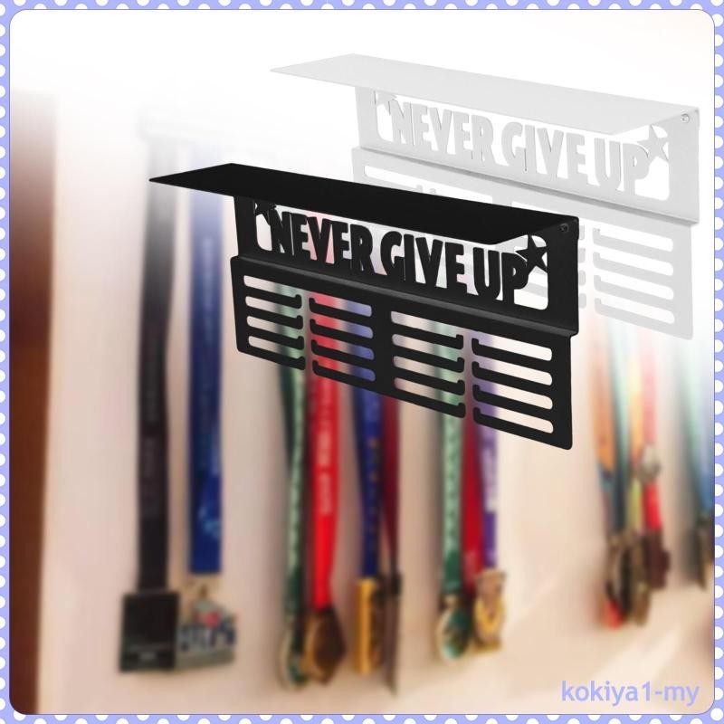 [KokiyaedMY] Medal Hanger Display Sport Awards Holder Rack Race Wall ...