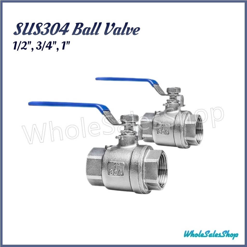 Stainless Steel Ball Valve / SUS 304 1pc Ball Valve / Female BSPT ...