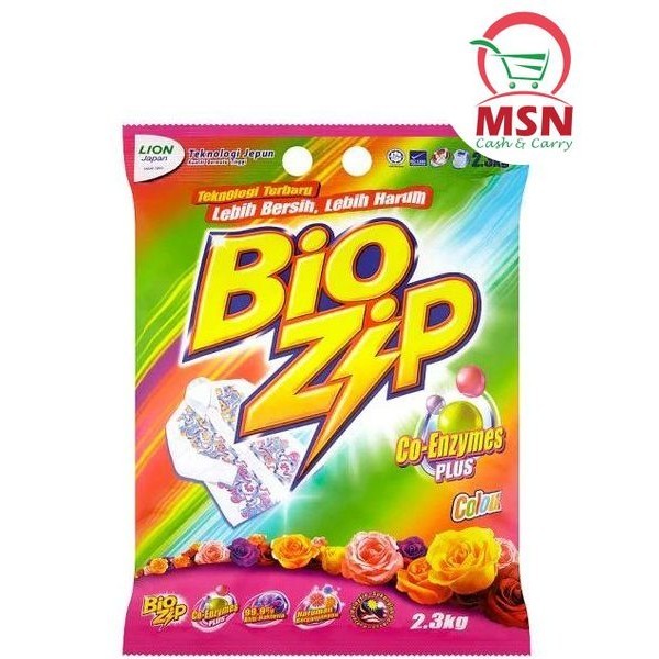 Bio Zip Powder Detergent Colour 2.3kg | Shopee Malaysia