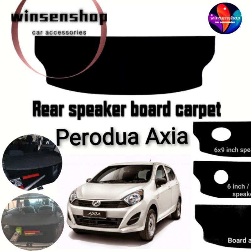 Perodua Axia (all spec) bonet rear speaker board carpet set and carpet ...
