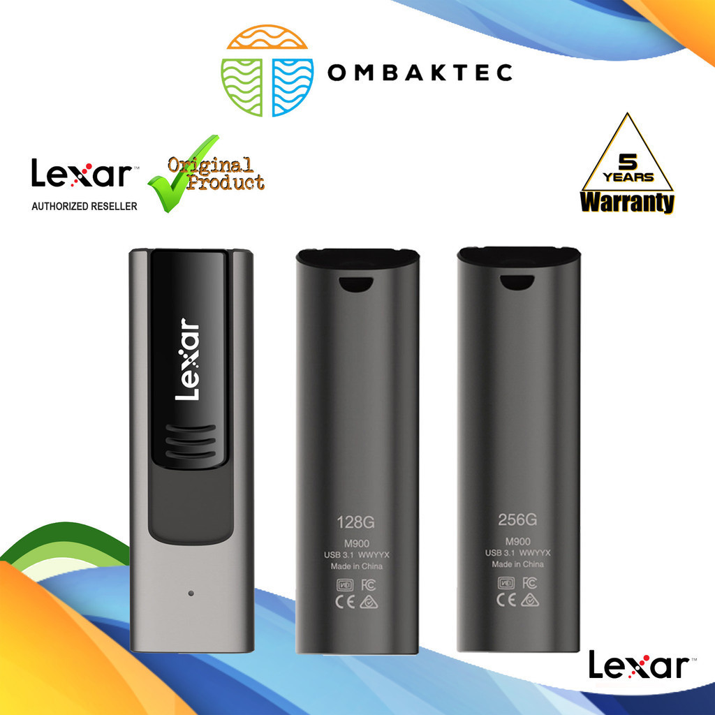 Lexar JumpDrive M900 USB 3.1 Flash Drive 128GB / 256GB | Shopee Malaysia