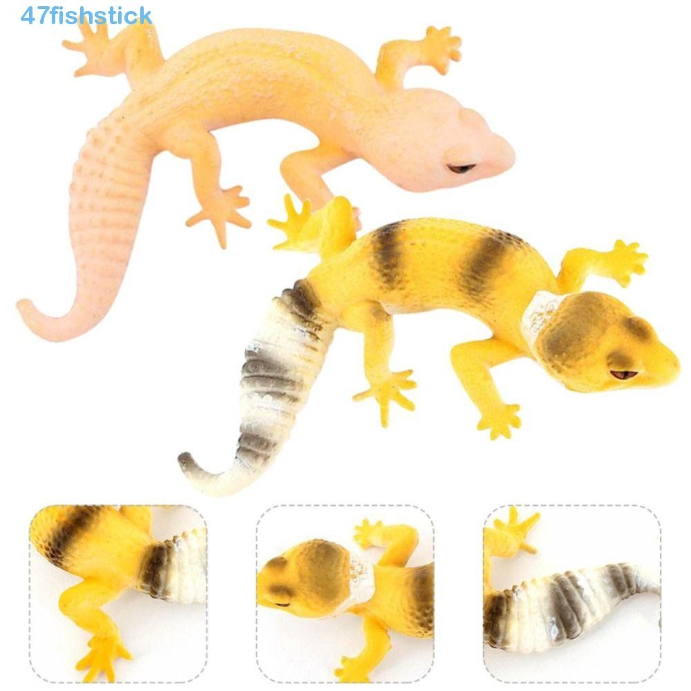 FISHSTICK Simulation Lizard Figures, Family Games Cognition Toys Figure ...