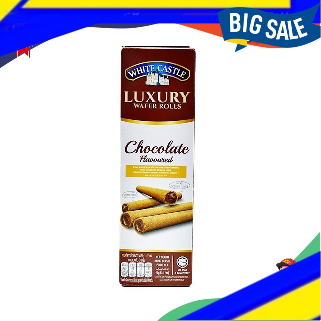 Biskut Gulung Coklat, Wafer Gulung Coklat, Luxury Chocolate Cream ...