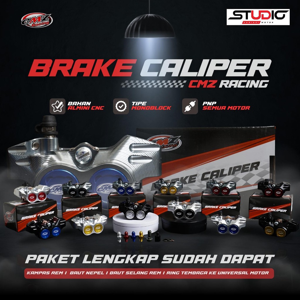 Monoblock - Racing Brake Caliper Part 4 Piston MONOBLOCK Full Cnc ...