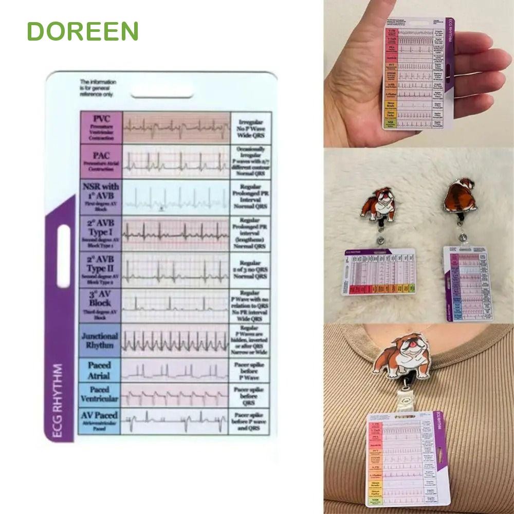 DOREEN Ecg Self Measuring Ruler, Precision Measurement Plastic Ecg/ekg ...