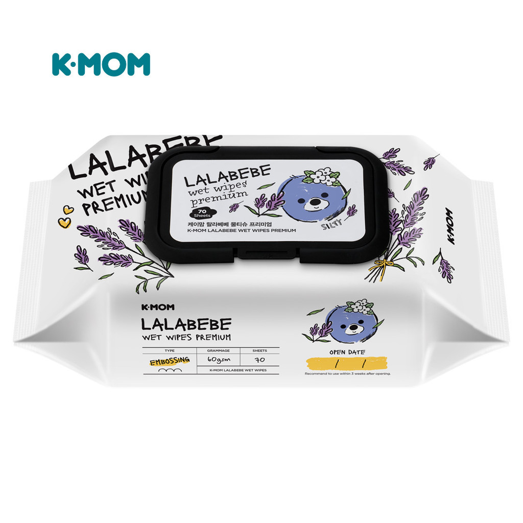 K-Mom Lalabebe Wet Wipes Premium (70's) | Shopee Malaysia