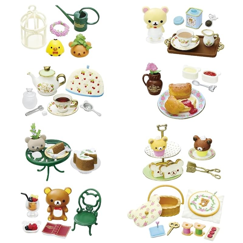 Re-Ment Rilakkuma British Tea Time 1BOX Approximately H115×W70×D50mm PVC, ABS material. | Shopee ...