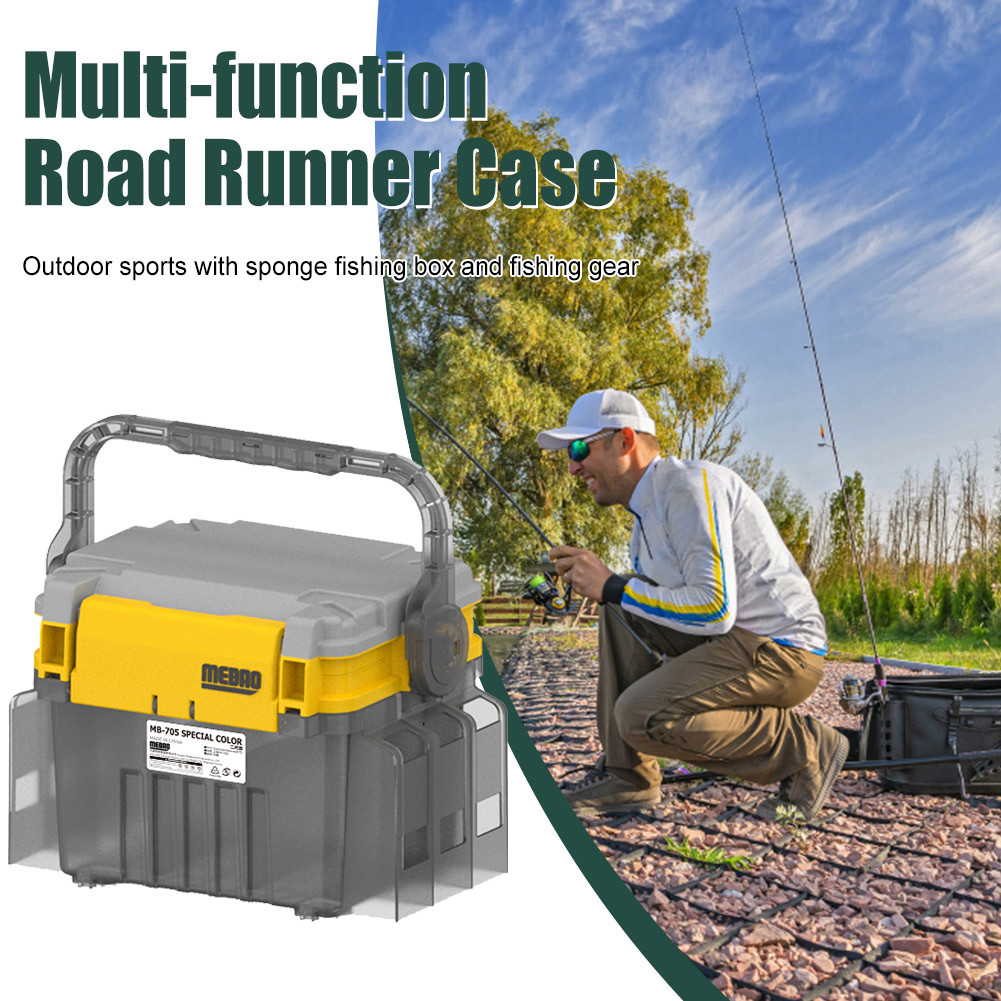 Stok Klang MEBAO MB-705 Fishing Tackle Box Double Layer Large Capacity ...