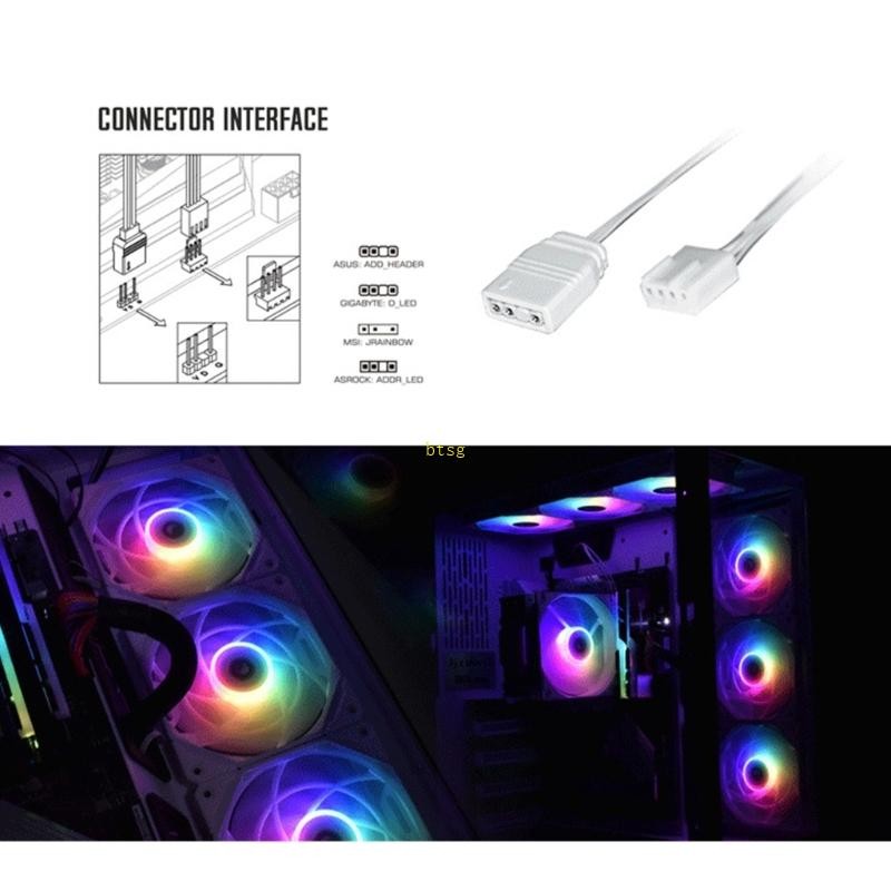 BT NO-12015-XT-ARGB Case Fan 15mm Thickness PWM Fan 5V 3 PIN ...