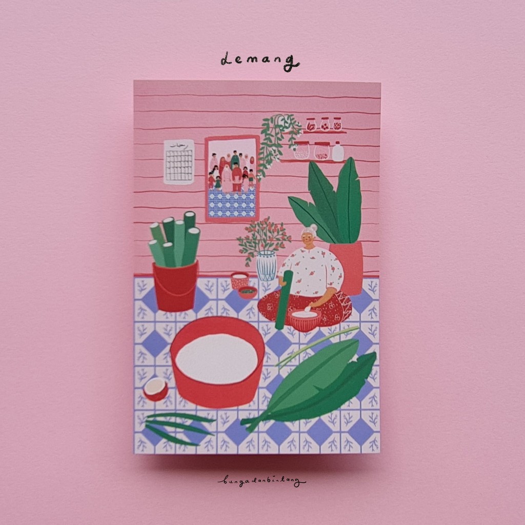 Poskad Raya - Lemang by Bunga dan Bintang | Shopee Malaysia