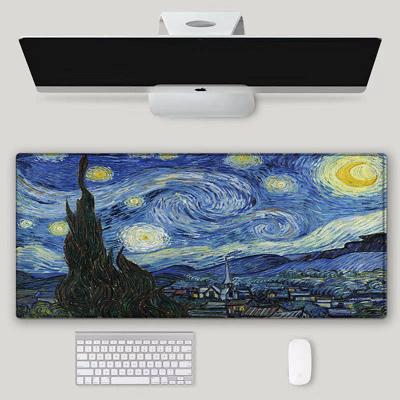 Vincent Van Gogh's Oil Painting Mouse Pad Large Personalized Creative ...