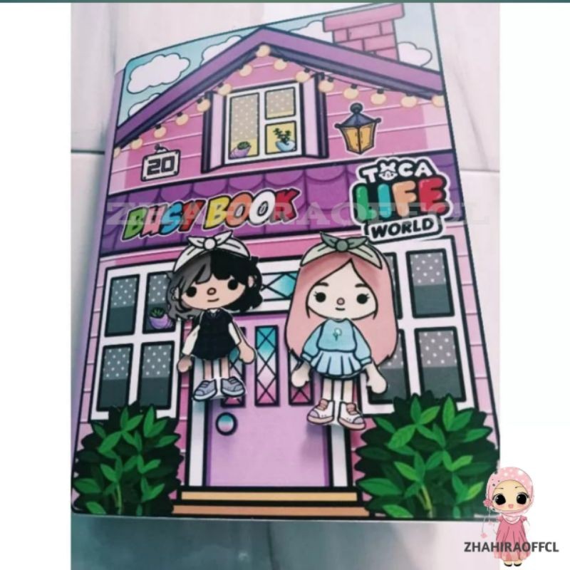 Toca LIFE WORLD QUIET BOOK/TOCA BOCA/TOKA BOKA PURPEL HOUSE CHILDREN'S ...