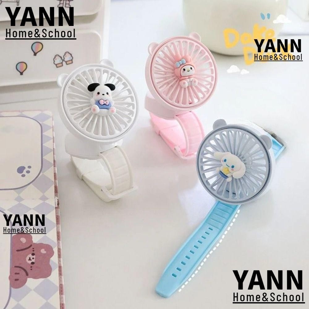 YANN Electric Fan, Cartoon Kunomi Watch Fan, Portable Sanrio USB ...