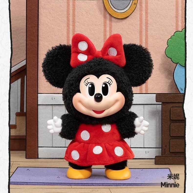 POPMART Mickey Family Cute Together Pendant Series Handmade Blind Box ...