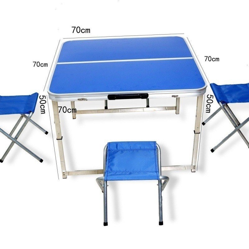Outdoor Portable Aluminum Alloy Folding Table Square Table Liftable ...