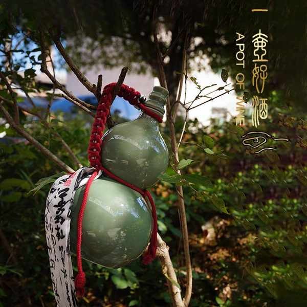 葫芦水壶 Keramik labu labu botol wain putih botol kosong labu wain mewah ...