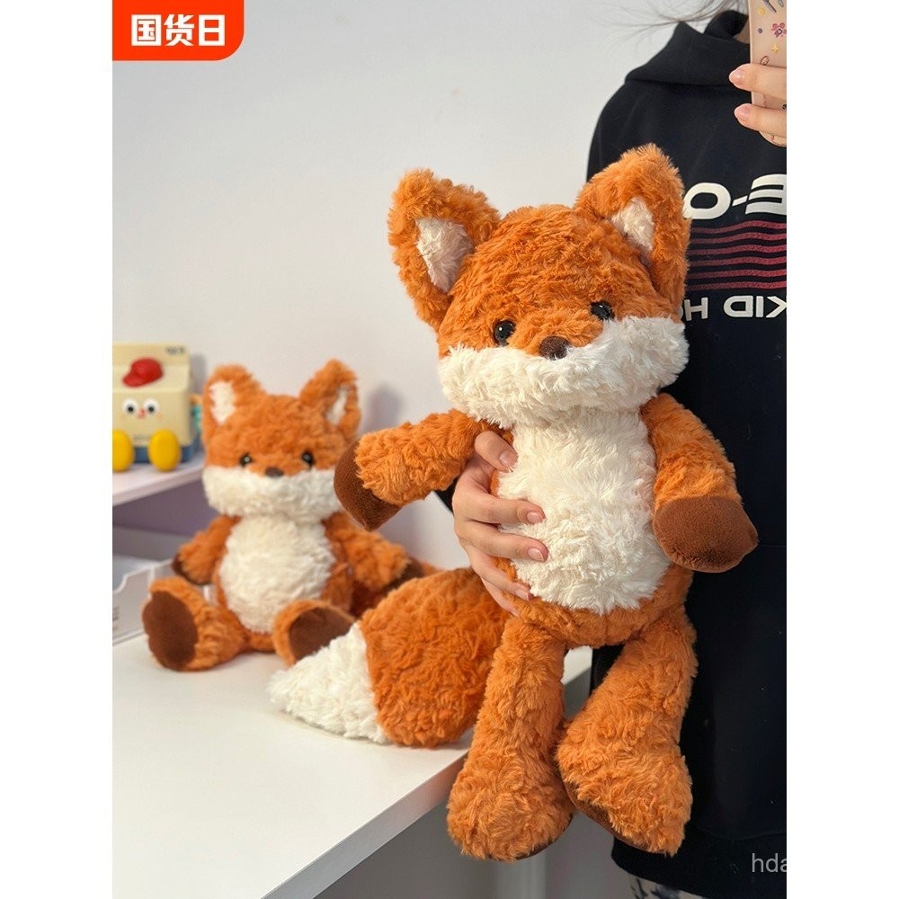 Running Fox Doll Sleeping Hug Girl Sleeping Doll Plush Doll Birthday ...