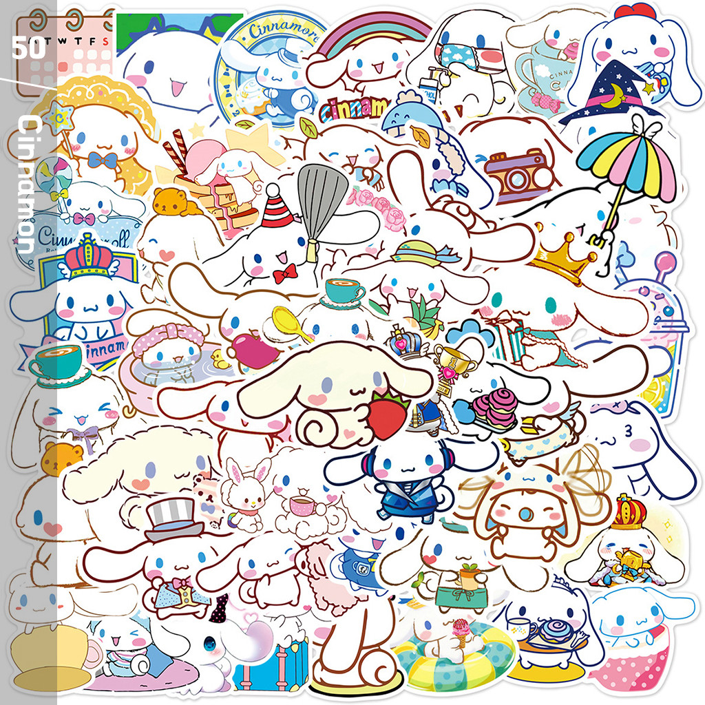 Y&P| Cinnamon Stickers Set Japanese Anime Graffiti Waterproof Decals ...