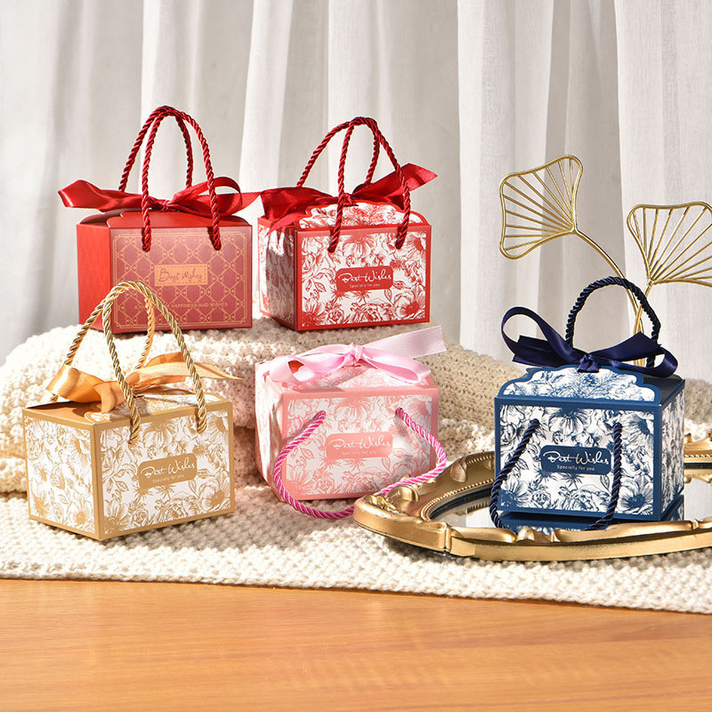 Kotak Telur Wedding Floral Handle Goodies Box Kotak Doorgift Kahwin ...