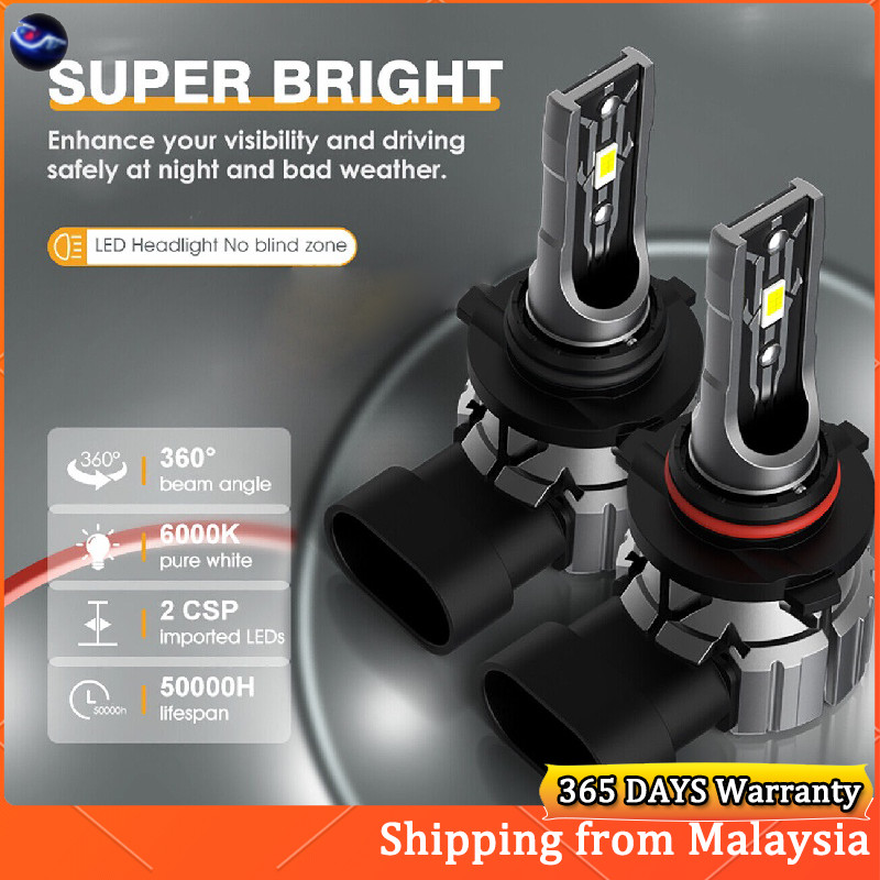 New Design 2pcs LED Headlight Bulb Conversion Kit H11 LED Fog Light Car Headlamps 9005 Fog Lamp ...