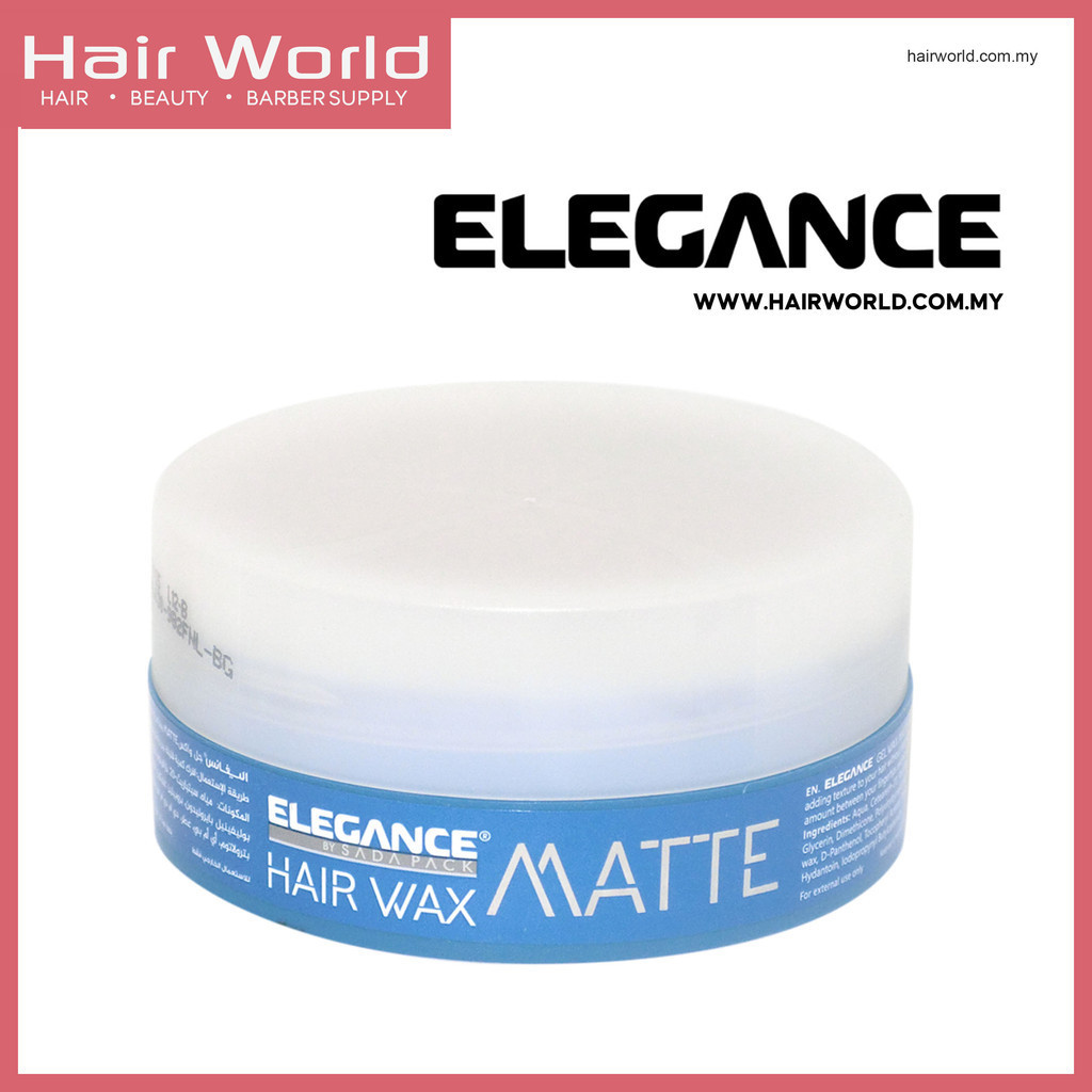 Elegance Plus Matte Hair Wax (140g) | Shopee Malaysia