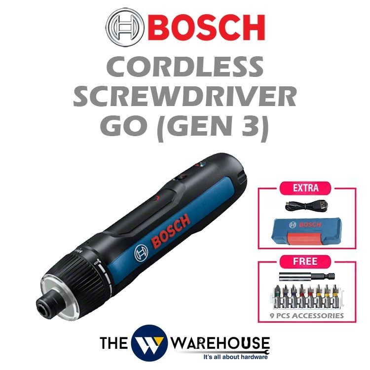 Bosch Cordless Screwdriver Go (Gen 3) | Shopee Malaysia