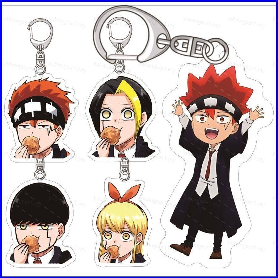 YB Mashle Magic and Muscles acrylic keychain Lance Crown Lemon Irvine ...