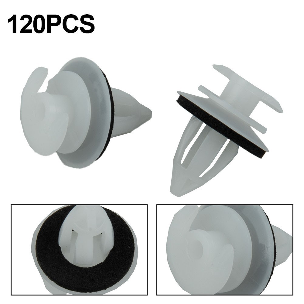 [bsl] 120pcs Car Door Panel Clips Fixing Fasteners For Bmw E36 E38 E39