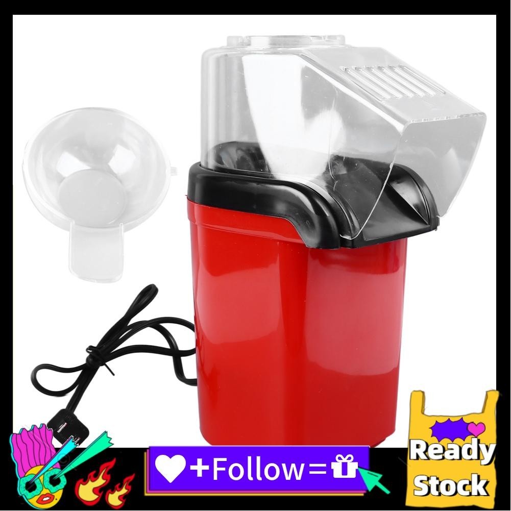 Icegg Hot Air Popper Small Efficient Easy Cleaning Electric Popcorn ...