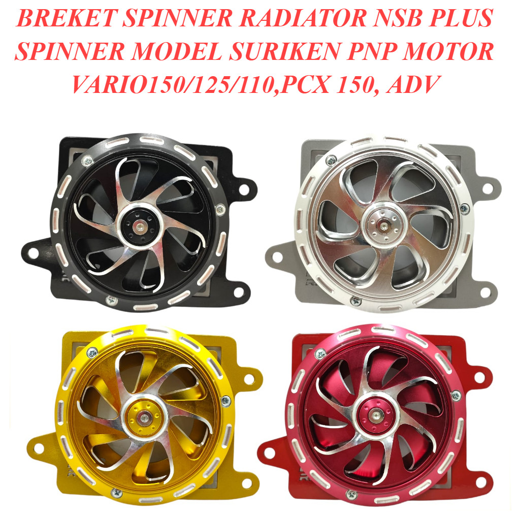 Nsb Spinner Radiator Bracket Set Spinner CNC Suriken Model Free Bolt ...