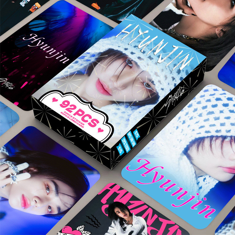 92-96pcs STRAY KIDS Magic School Lomo Cards Rock Star Perfect Day Album ...