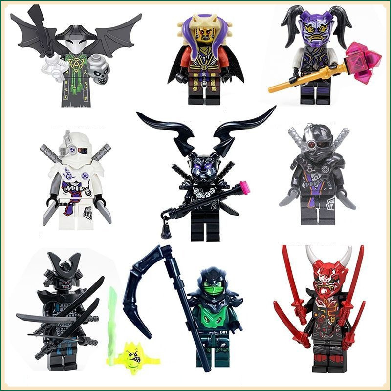 Compatible with Lego Ninjago Minifigures Moro Basilisk Omega Skeleton ...