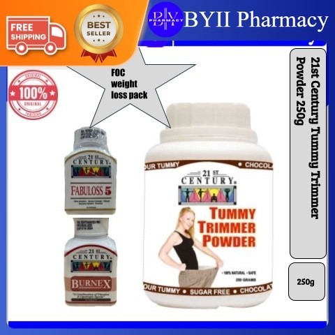 [COMBO PACK] 21st Century Fat burner powder/ Tummy Trimmer Powder 250g ...