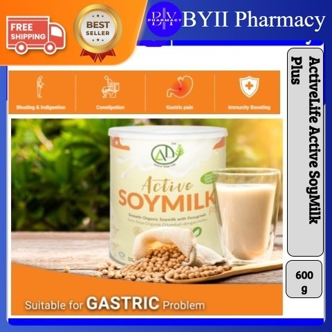 ActiveLife Active SoyMilk Plus 600g (for gastric and pregnant milk) | Shopee Malaysia