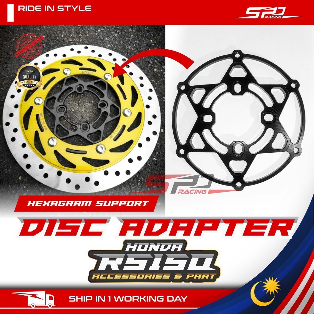 RS RSX Winner ｜Ready Stock ｜Disc adapter for install disc 6 holes on ...