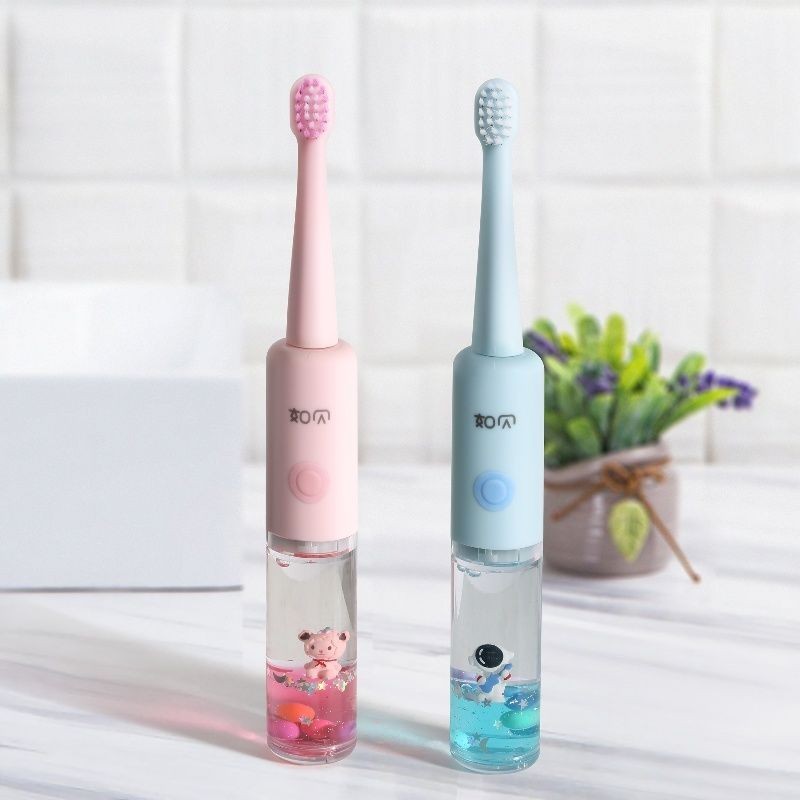 Children's electric toothbrush soft toothbrush students clean teeth ...