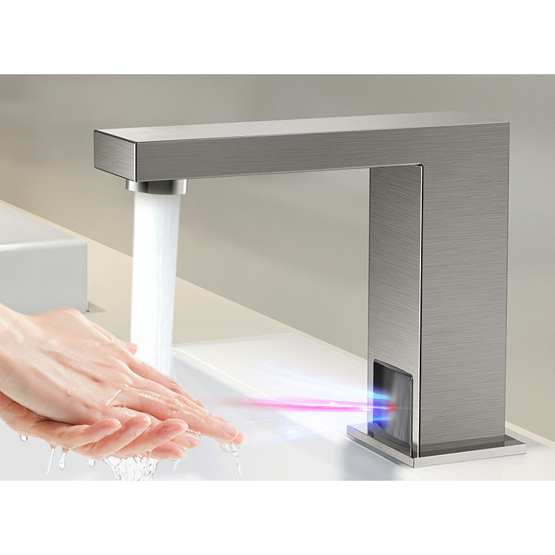 304 Stainless Steel Induction Faucet Infrared Touch-Free Intelligent ...