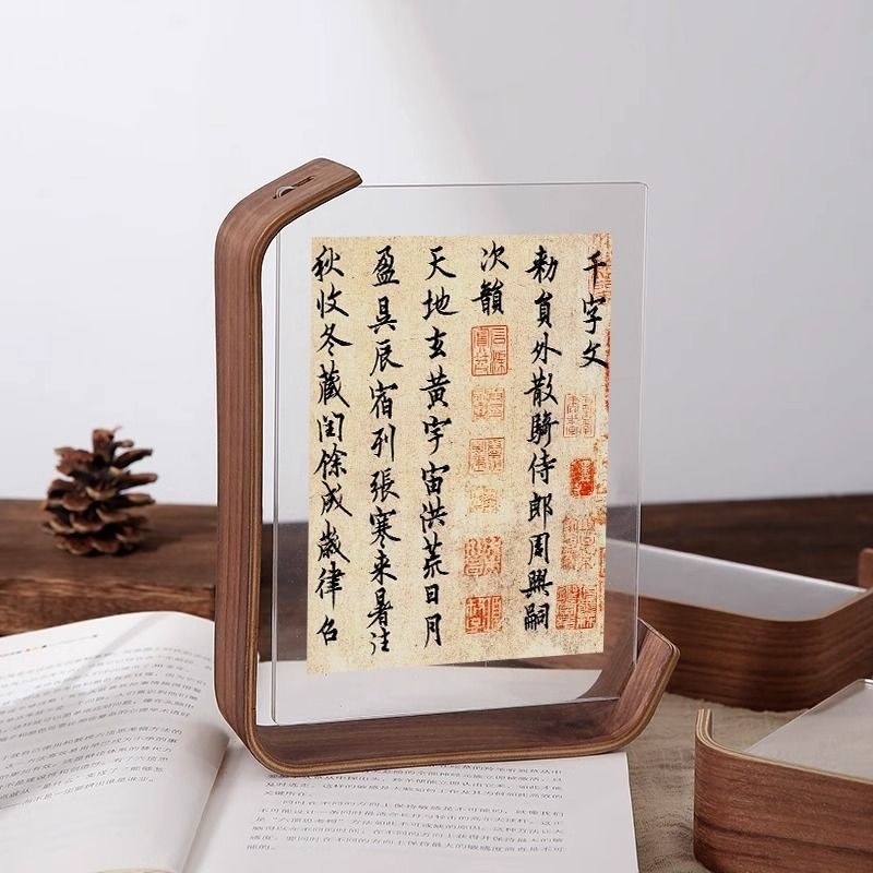 Creative Transparent Photo Frame Table Handwritten Calligraphy Mounting ...
