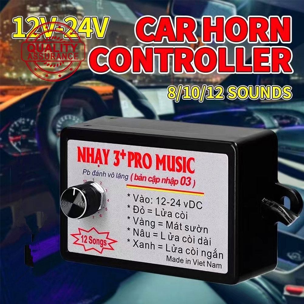 8/12 Tone Horn Controller Stylish Metal Knob Design Adjustable Levels ...