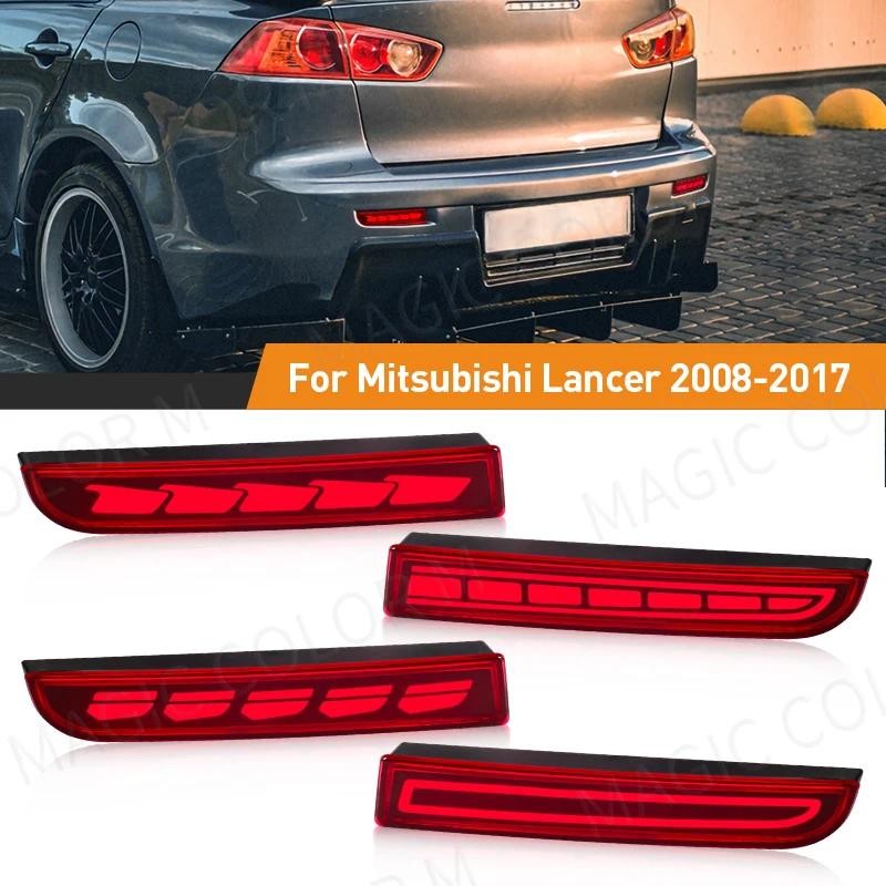 LED Bumper Reflector Lights For Mitsubishi Lancer Evo Evolution ASX ...