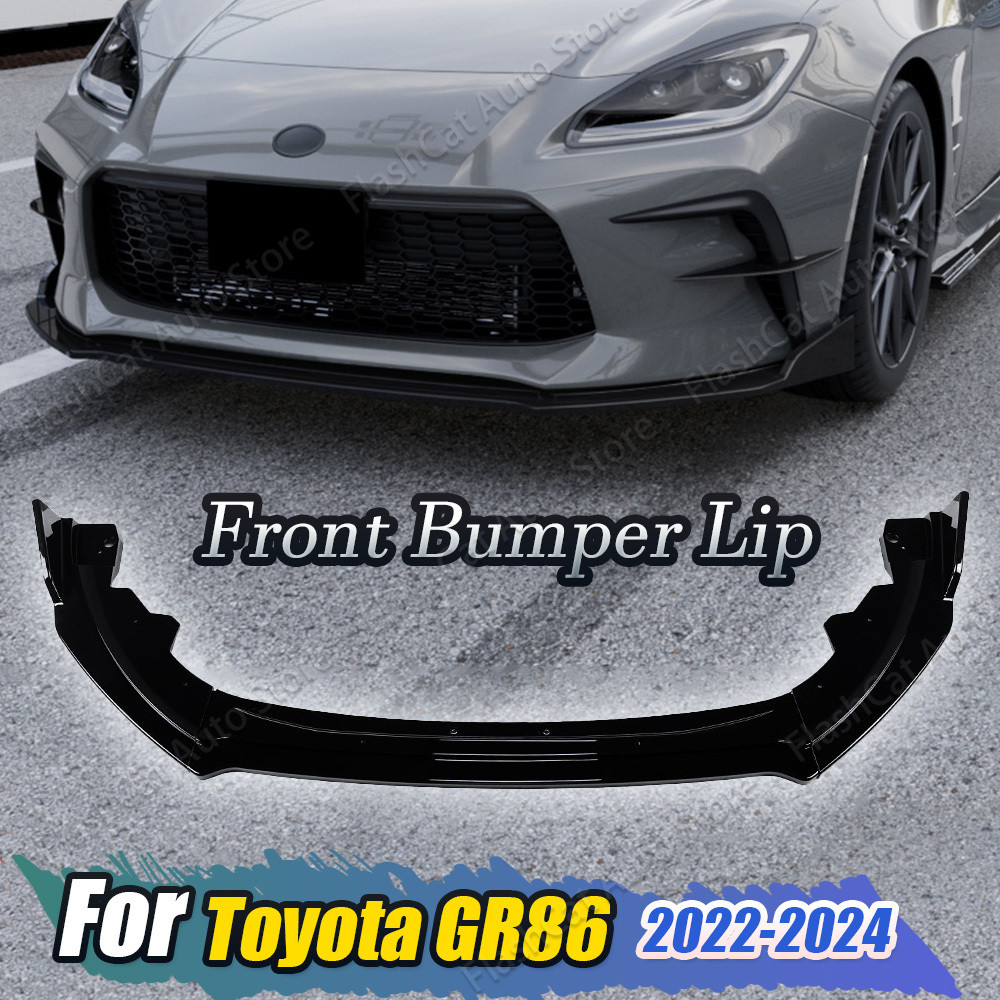 GR86 Car Front Bumper Splitter Lip Spoiler Lower Diffuser Tuning ABS ...